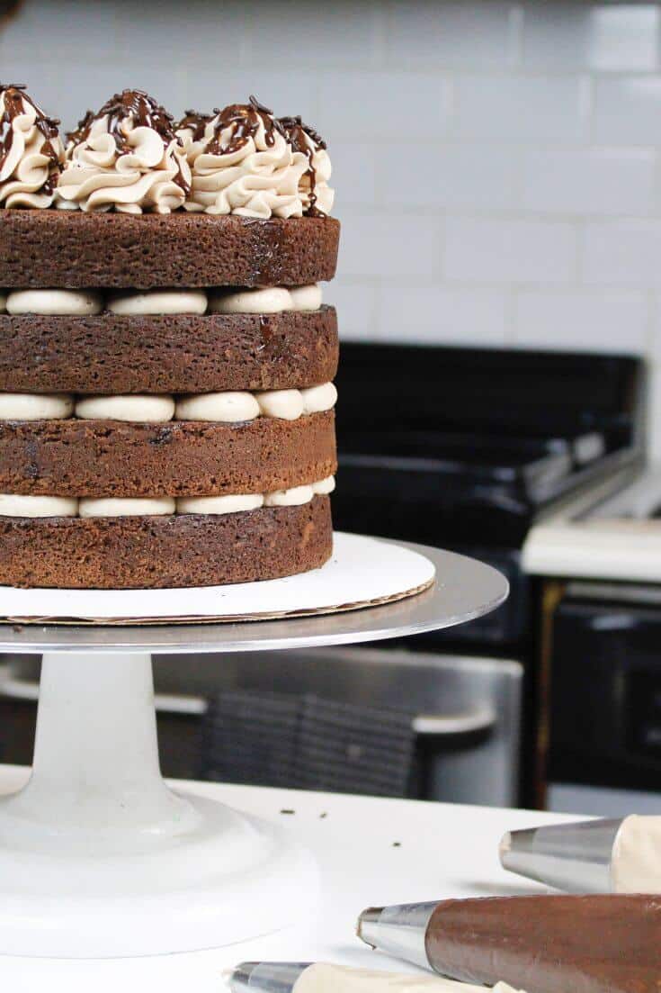 Naked Chocolate Cake - The Easiest Way To Decorate A Cake