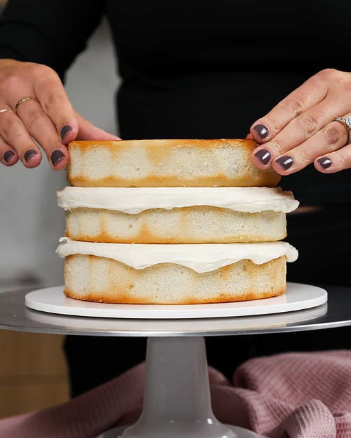 6 Inch Cake Recipe: Small Vanilla Layer Cake w/ Buttercream