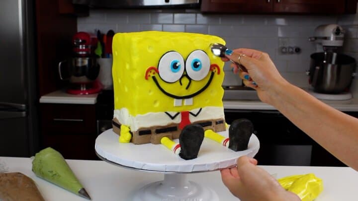 SpongeBob Cake: Detailed Recipe & Tutorial - Chelsweets