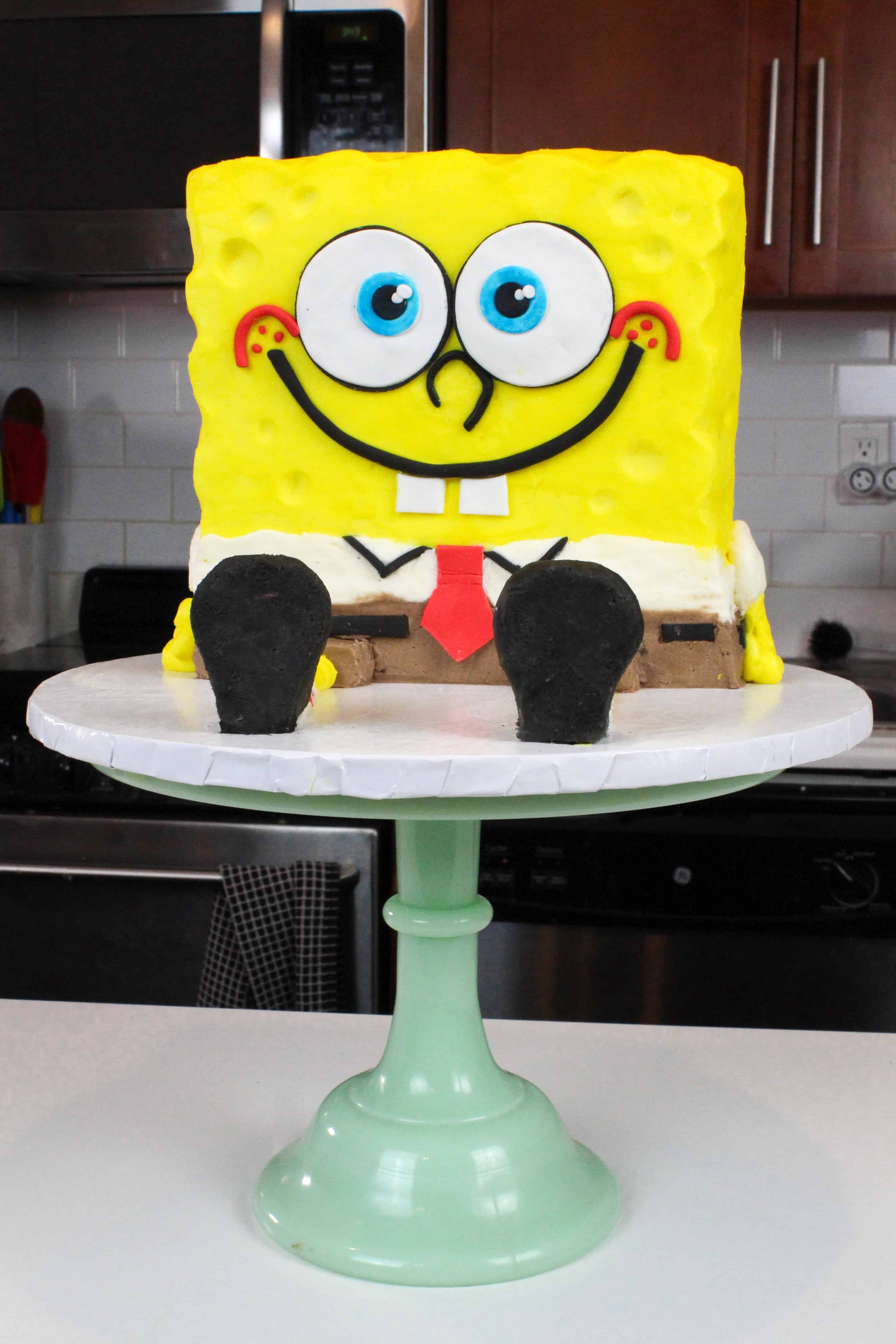 SpongeBob Cake: Detailed Recipe & Tutorial - Chelsweets