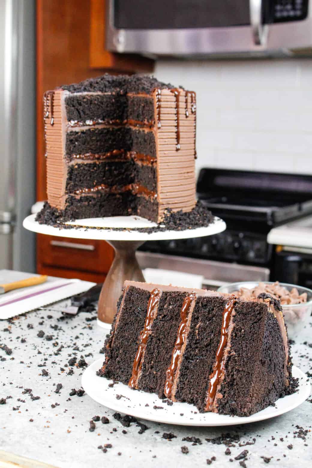 Chocolate Blackout Cake - A Chocolate Lover's Dream