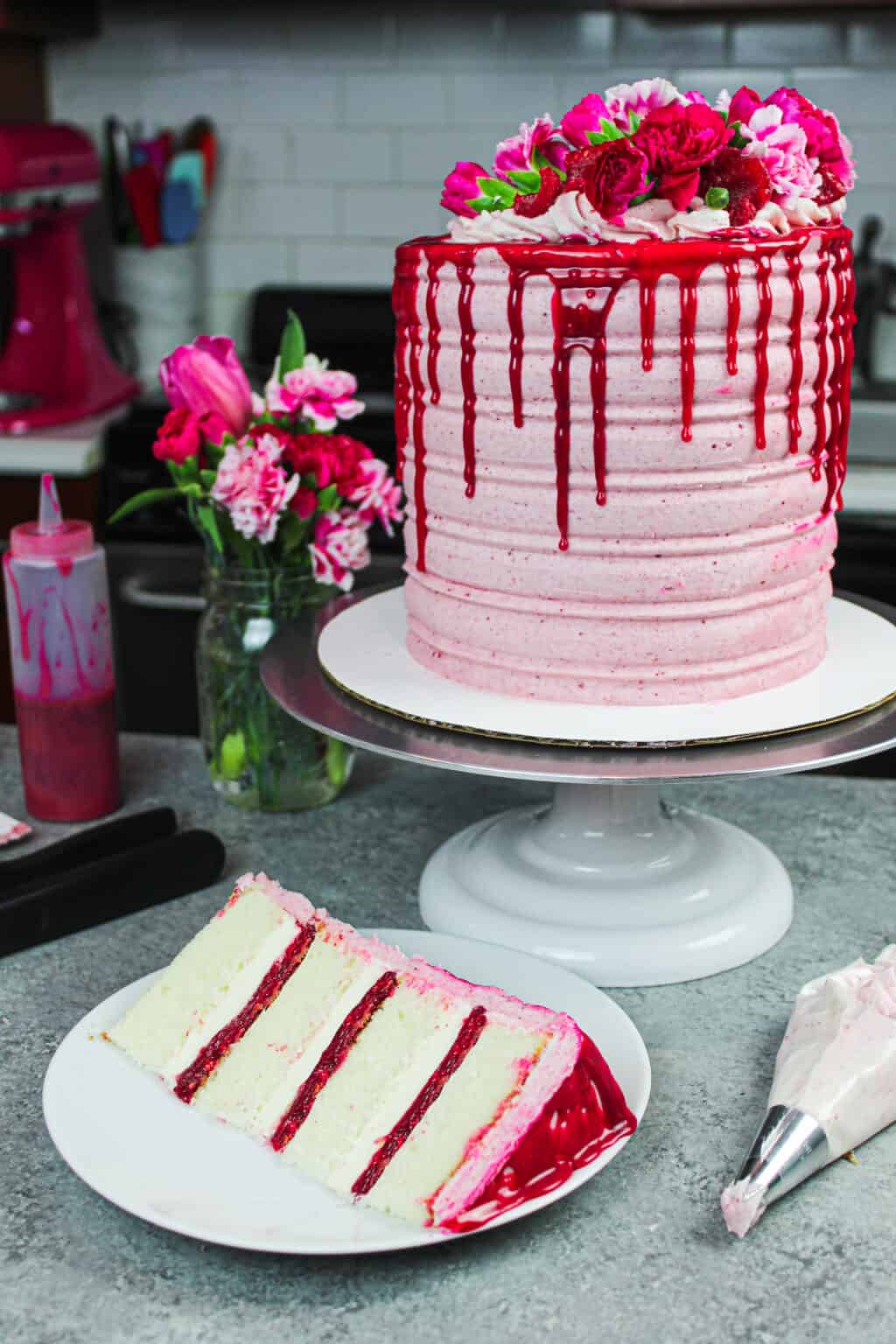 Raspberry Frosting Recipe - Made with Real Raspberries