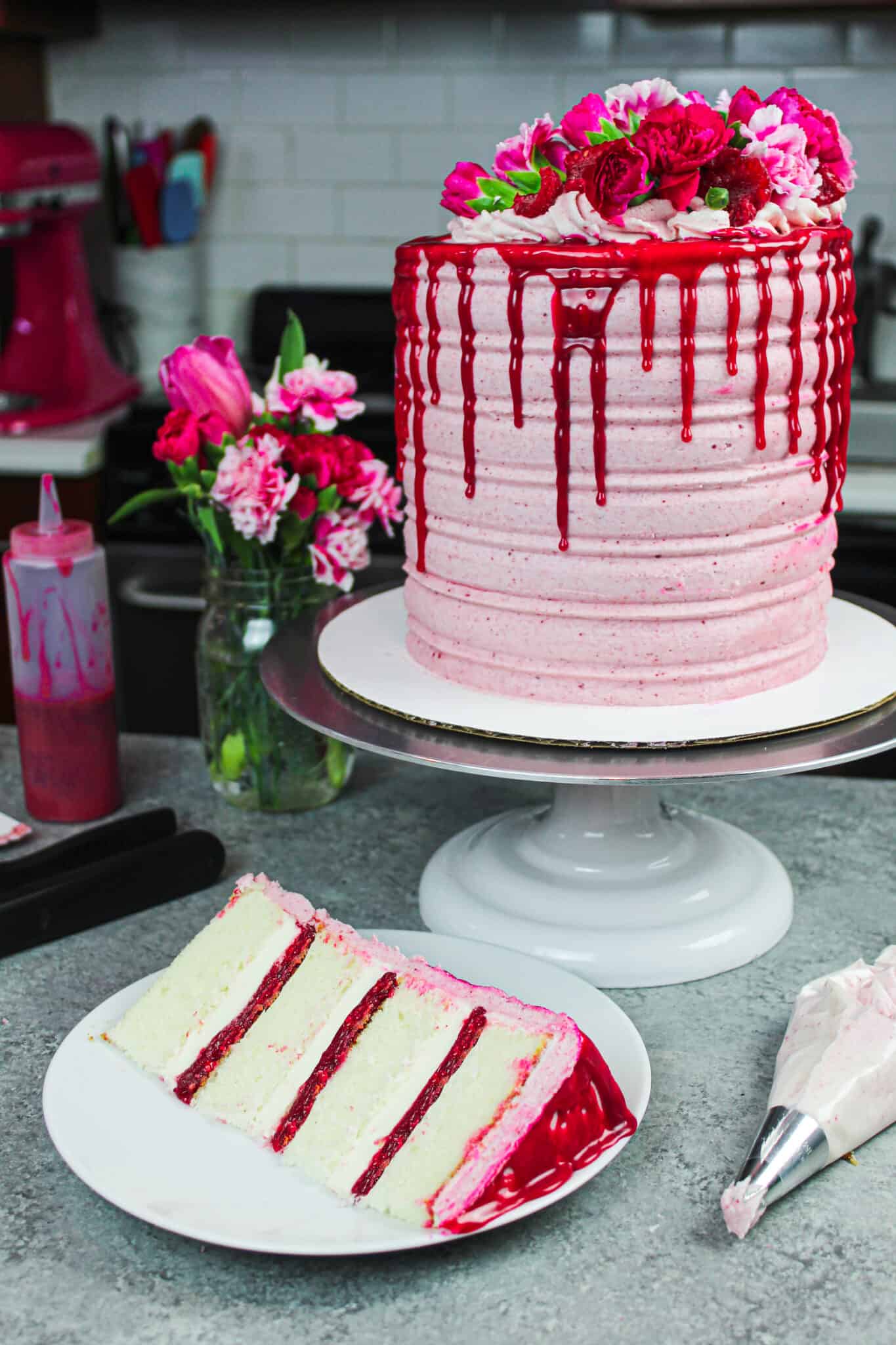 Raspberry Frosting Recipe - Made with Real Raspberries