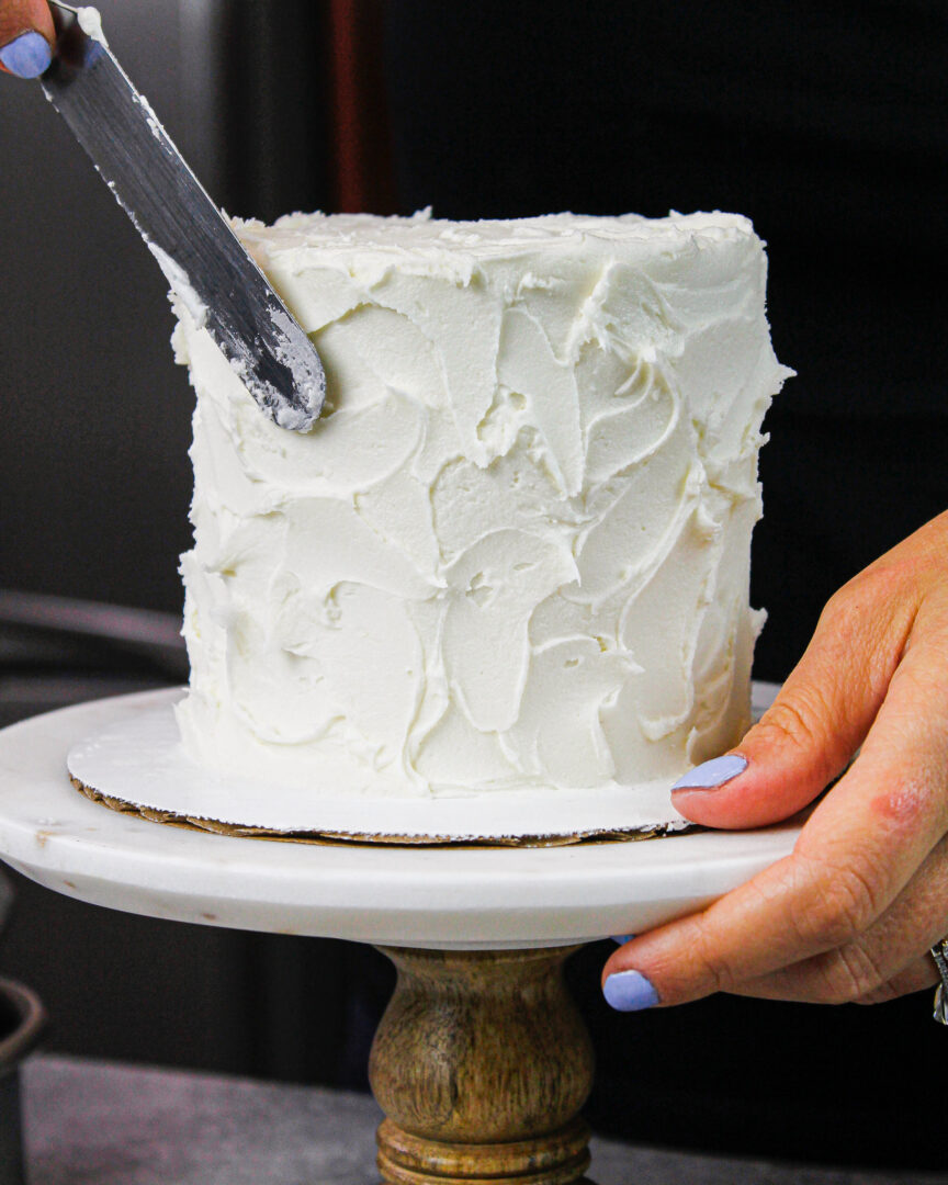 Mini Vanilla Cake Recipe: Simple 4 Inch Layer Cake - Chelsweets