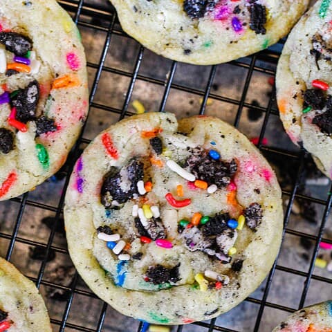 Funfetti Oreo Cookies - Soft & Chewy Cookies Packed with Sprinkles