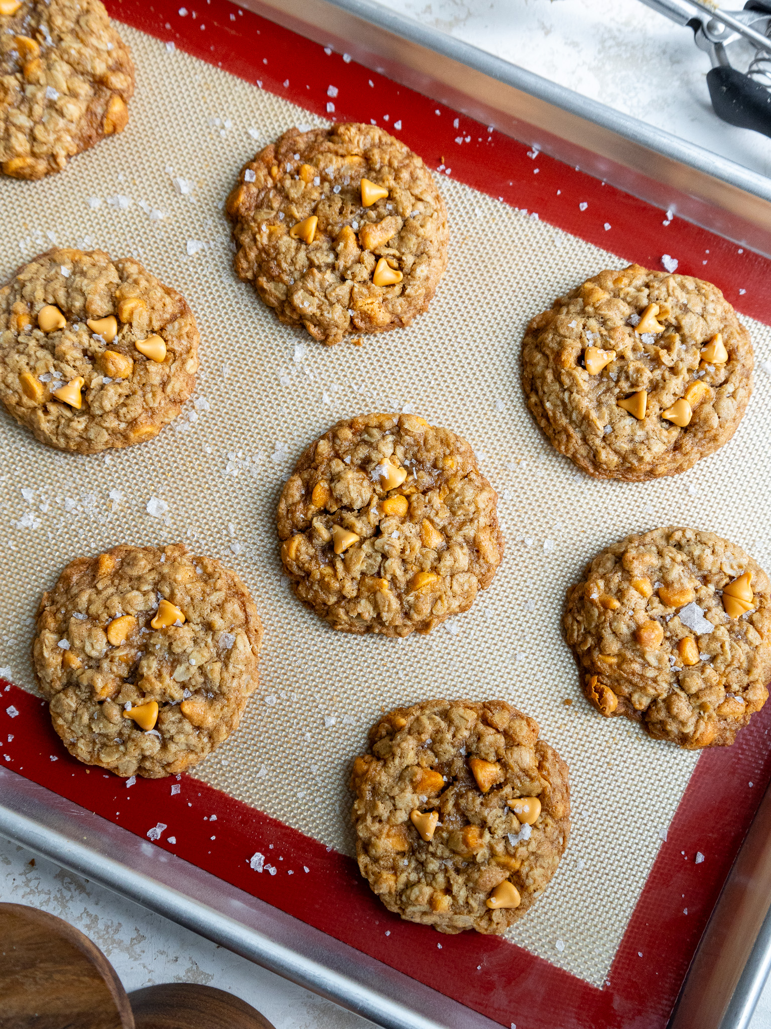 Oatmeal Scotchies - Chewy Oatmeal Butterscotch Cookies