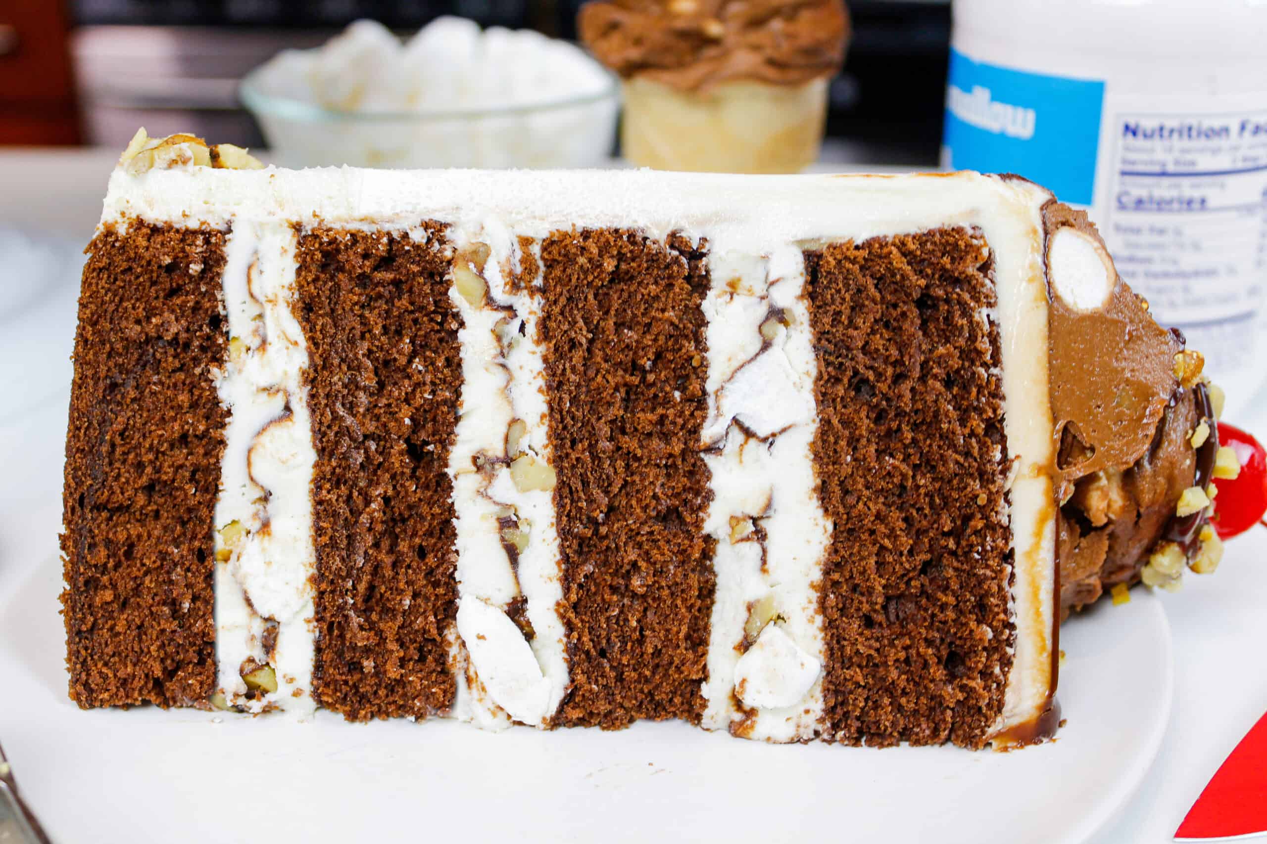 Rocky Road Cake: Our Favorite Ice Cream Flavor in Cake Form