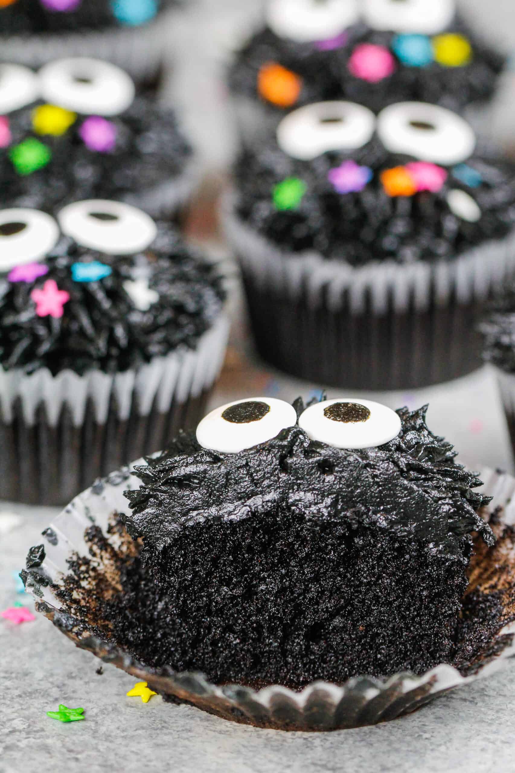 Soot Sprite Cupcakes: Easy Recipe & Tutorial - Chelsweets