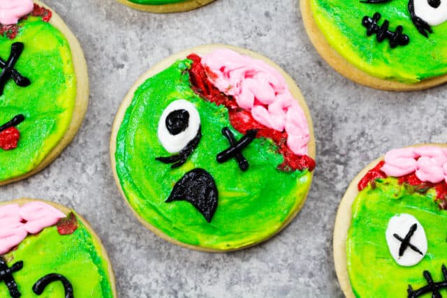Zombie Cookies: Decorated with Homemade Frosting - Chelsweets