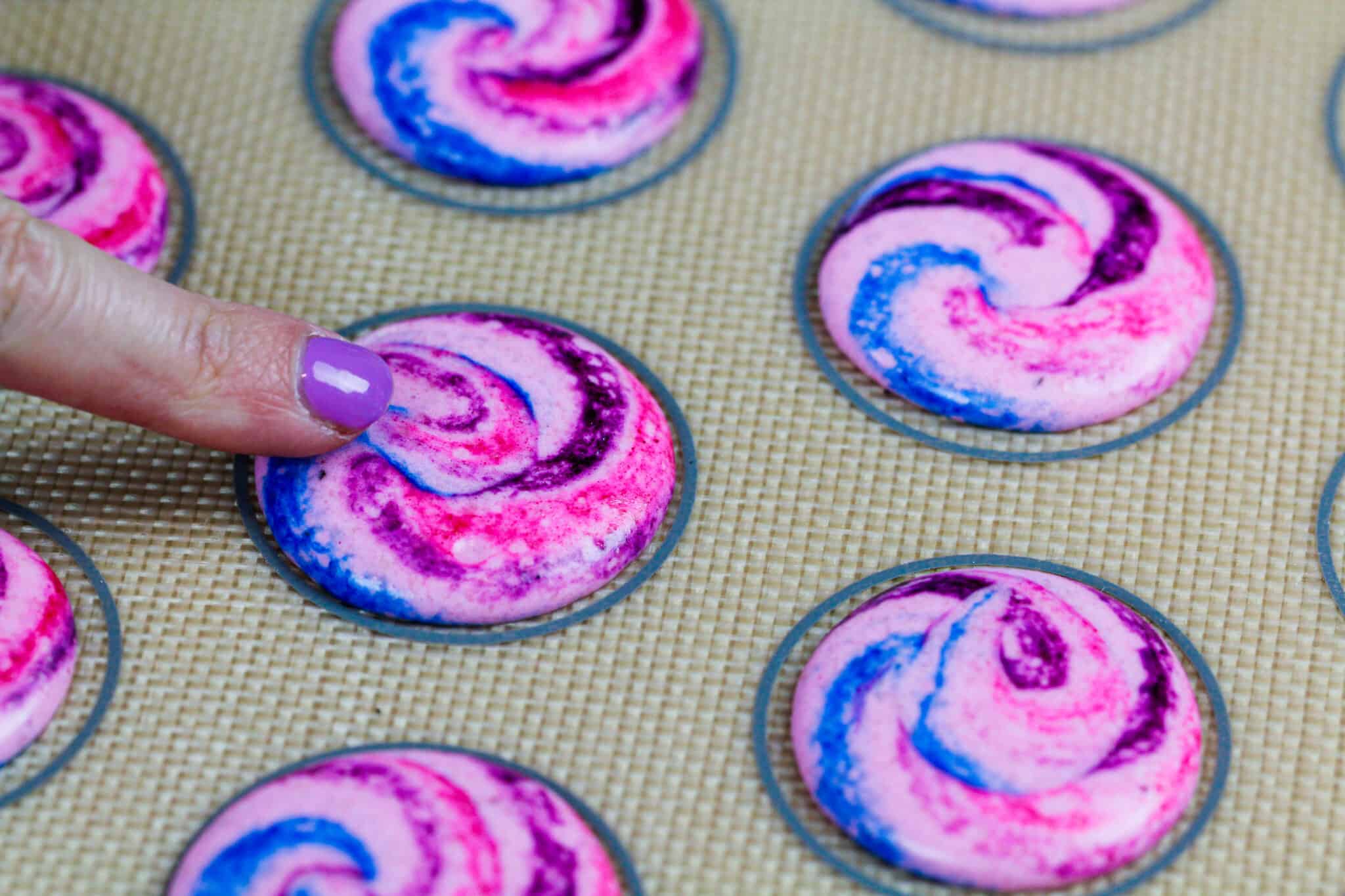 Cotton Candy Macarons: Step by Step Recipe w/ Video Tutorial