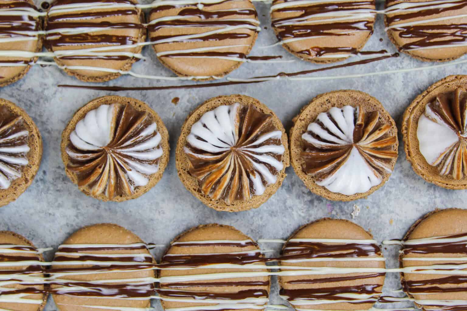 Hot Cocoa Macarons: Step by Step Recipe w/ Video Tutorial