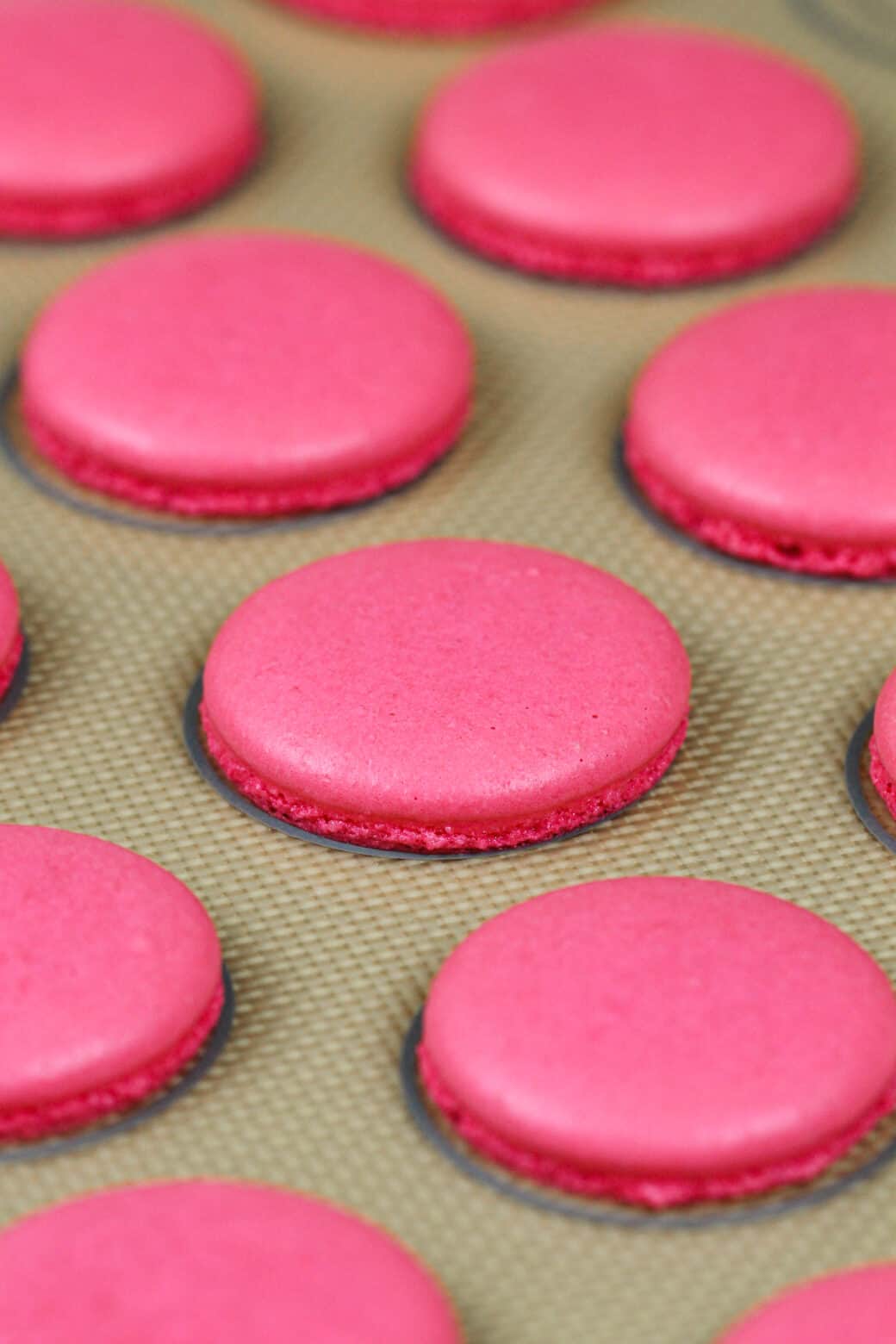 Raspberry Macarons: Step by Step Recipe & Tutorial