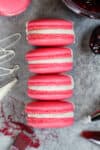Raspberry Macarons: Step by Step Recipe & Tutorial