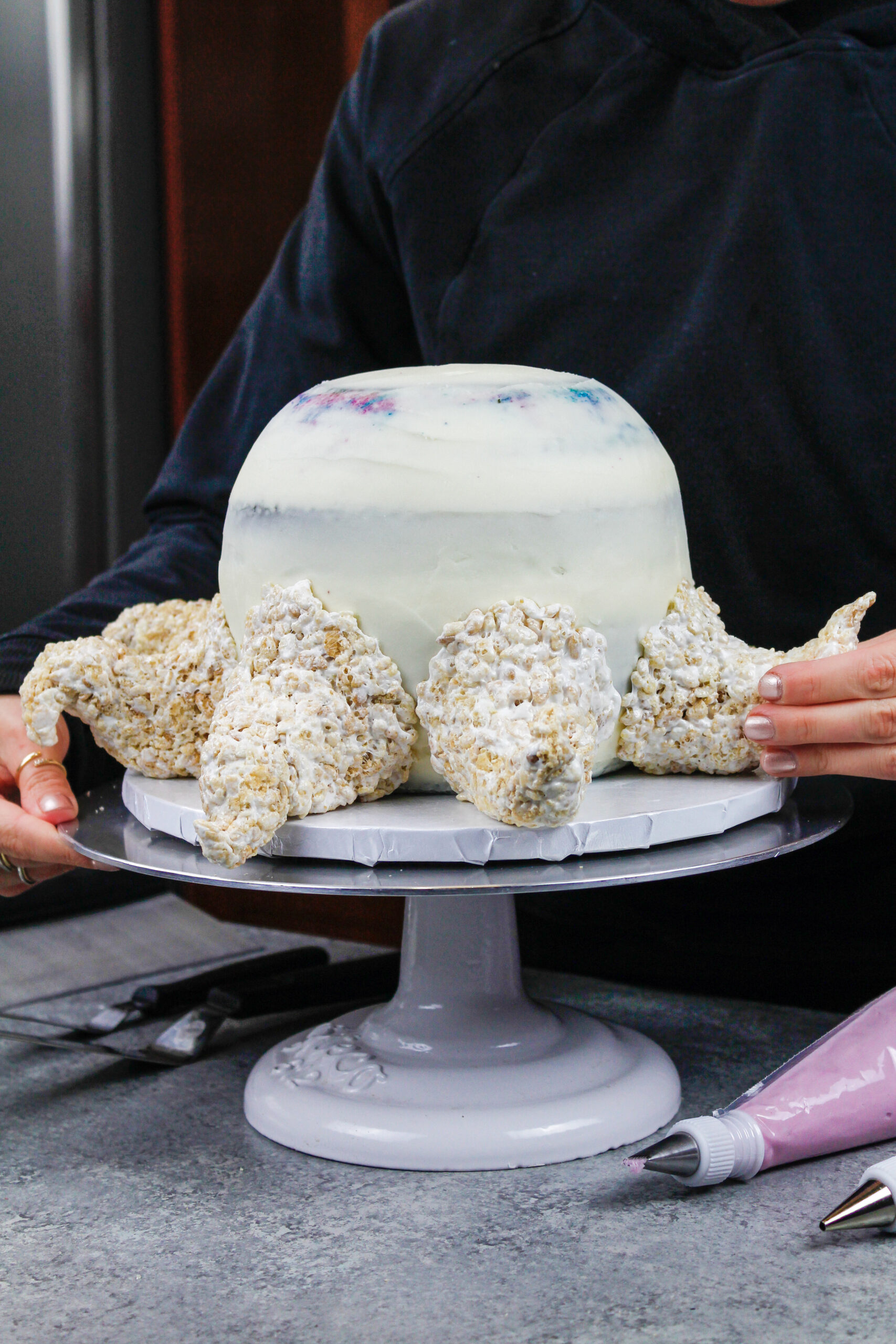 Octopus Cake: Detailed Recipe & Step by Step Video Tutorial