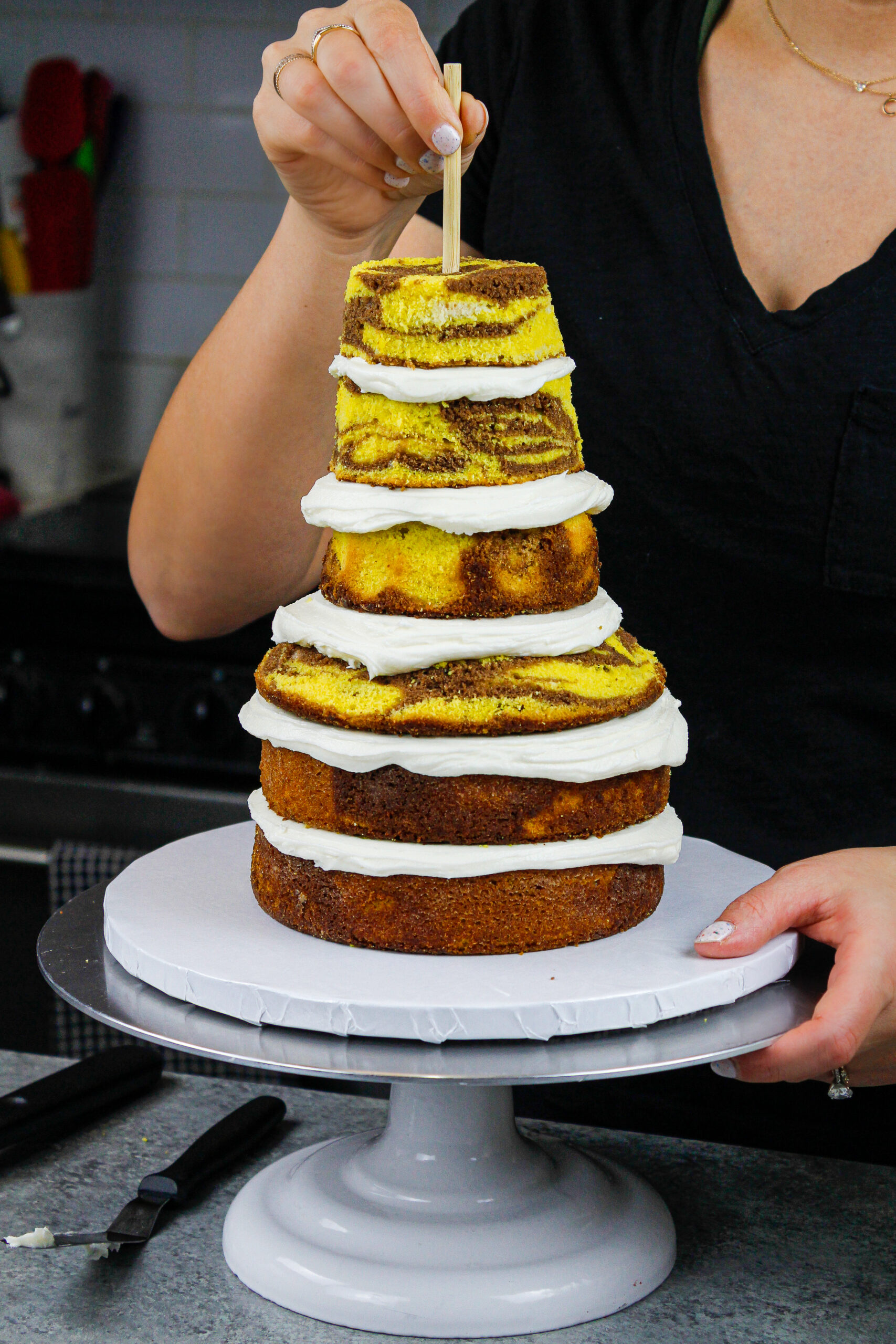 Giraffe Cake - Step by Step Recipe & Video Tutorial