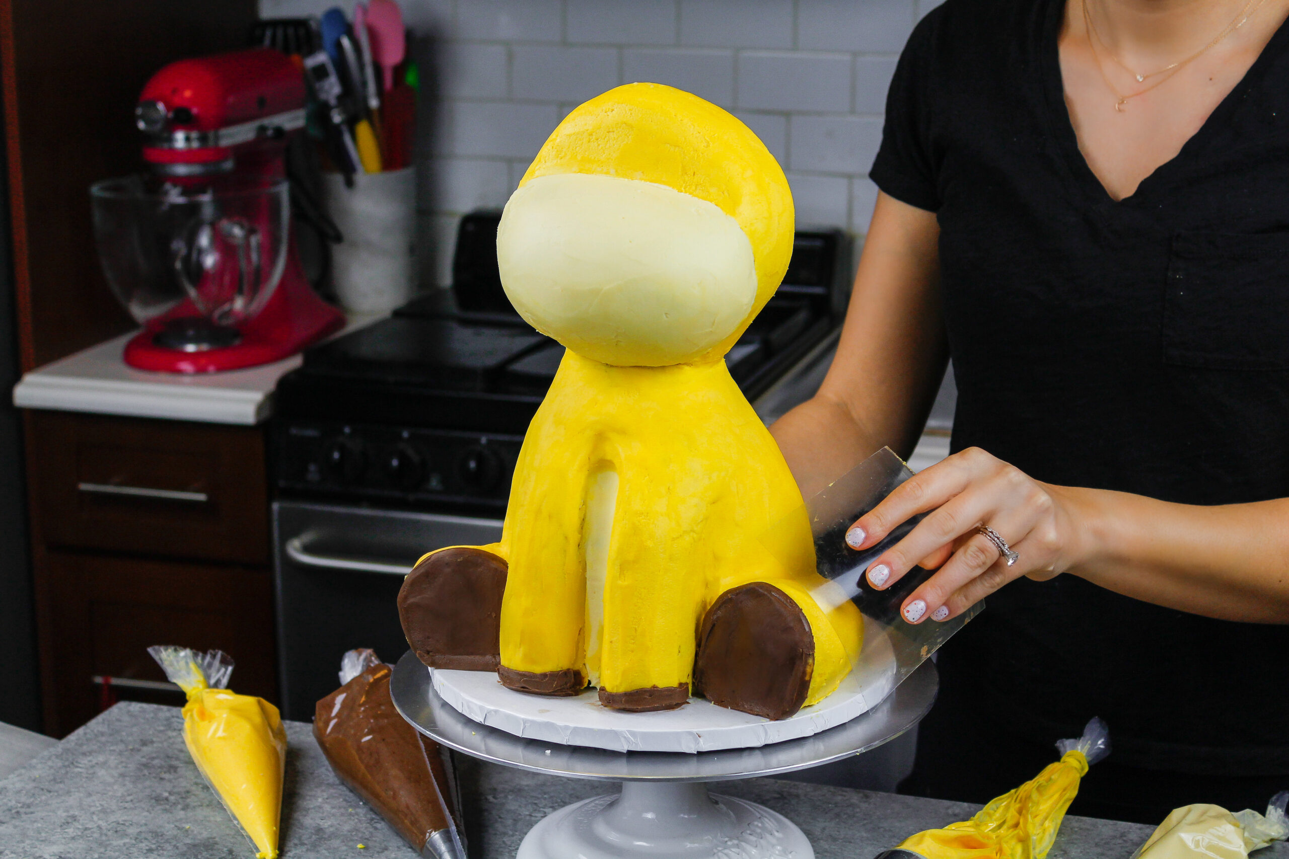 Giraffe Cake - Step by Step Recipe & Video Tutorial