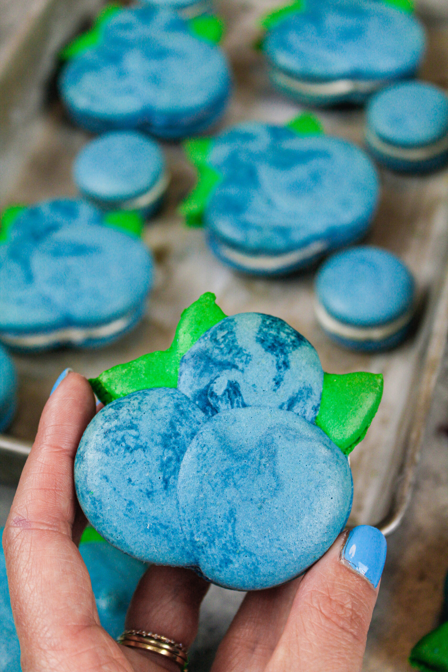 Blueberry Macarons: Step-by-Step Recipe and Video Tutorial