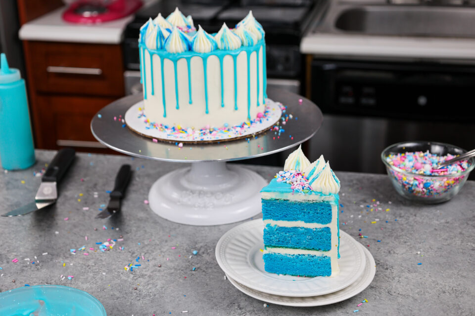 How to Make a Blue Drip Cake: Easy Recipe & Video Tutorial