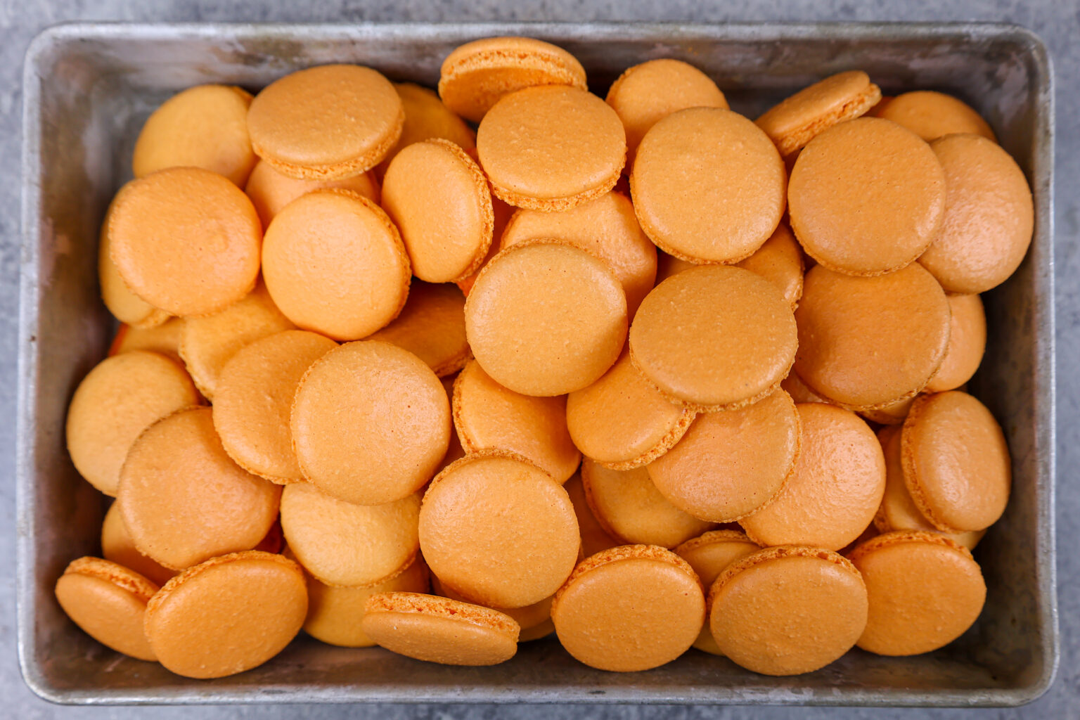 Orange Macarons: Easy Step by Step Recipe - Chelsweets