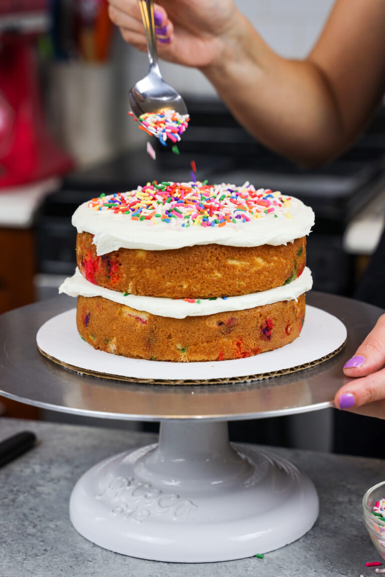 Gluten Free Funfetti Cake: Easy Recipe from Scratch - Chelsweets