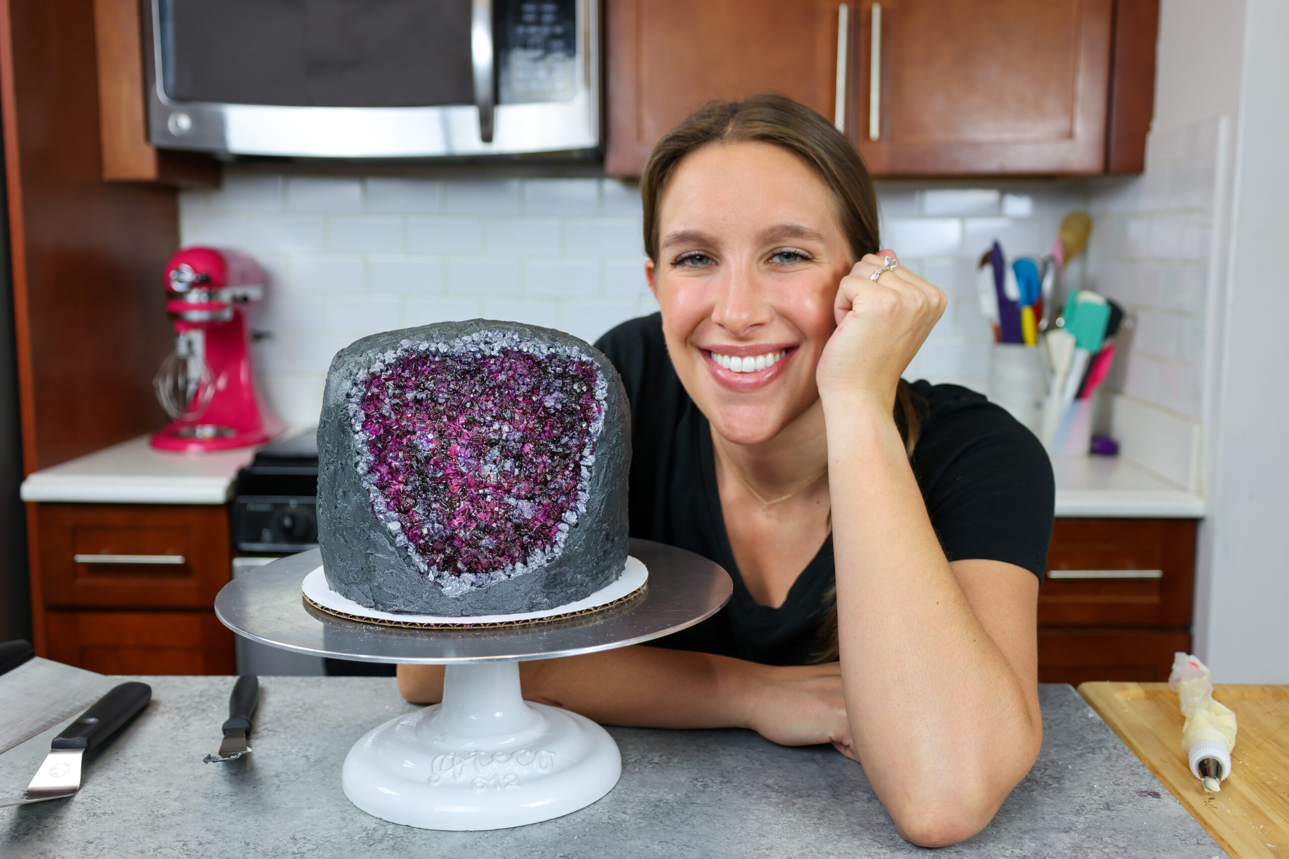 Geode Cake: Learn How To Make This Stunning Design w/ Rock Candy