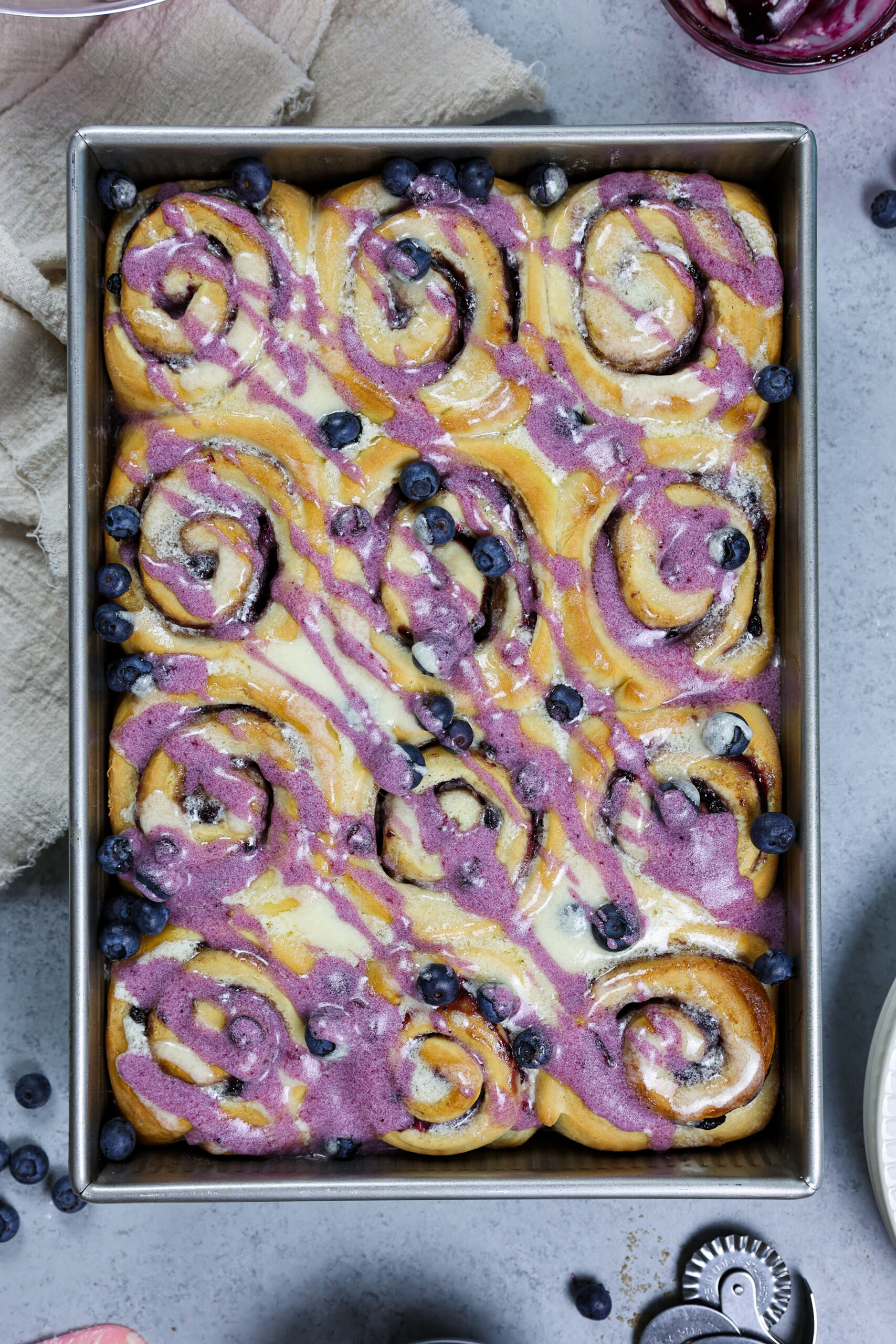 Blueberry Cinnamon Rolls: Soft, Fluffy and So Delicious - Chelsweets