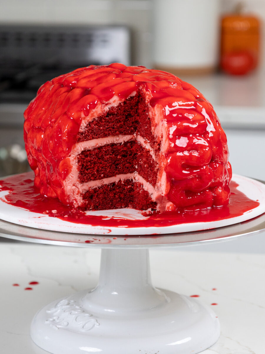 Brain Cake: Delicious Recipe w/ Easy Buttercream Design