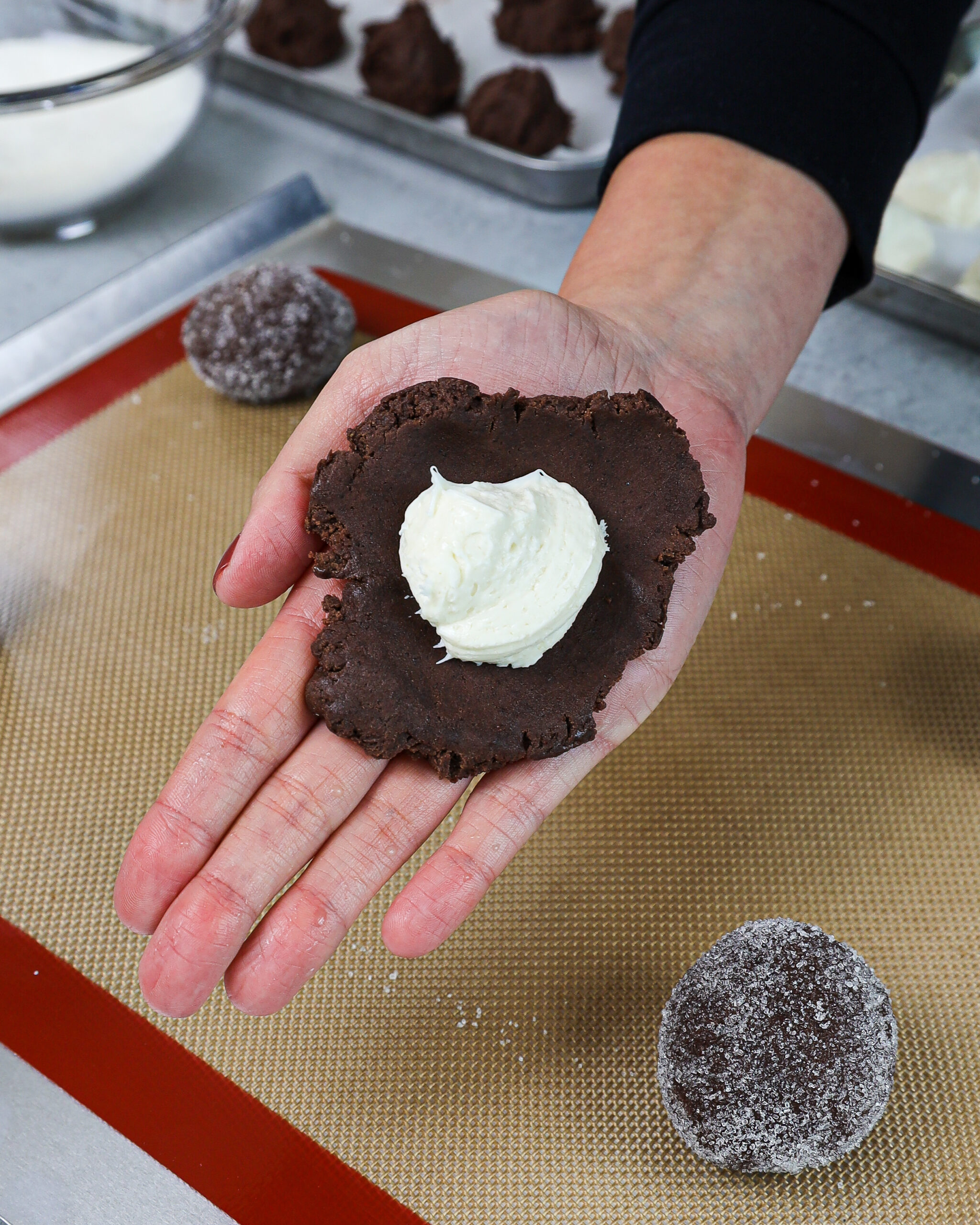 Chocolate Cheesecake Cookies - Decadent Recipe from Scratch