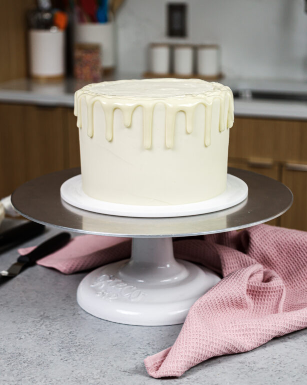How to Make a White Drip Cake: Easy Recipe & Video Tutorial