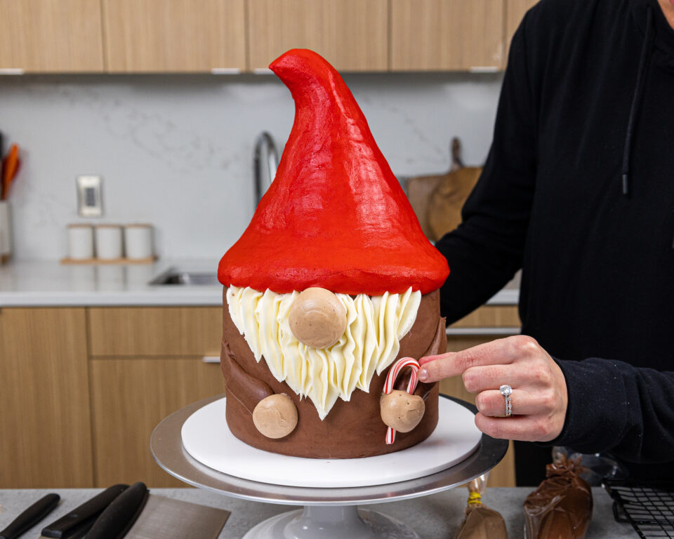 Gnome Cake - Delicious Vanilla Cake Recipe with Buttercream Frosting