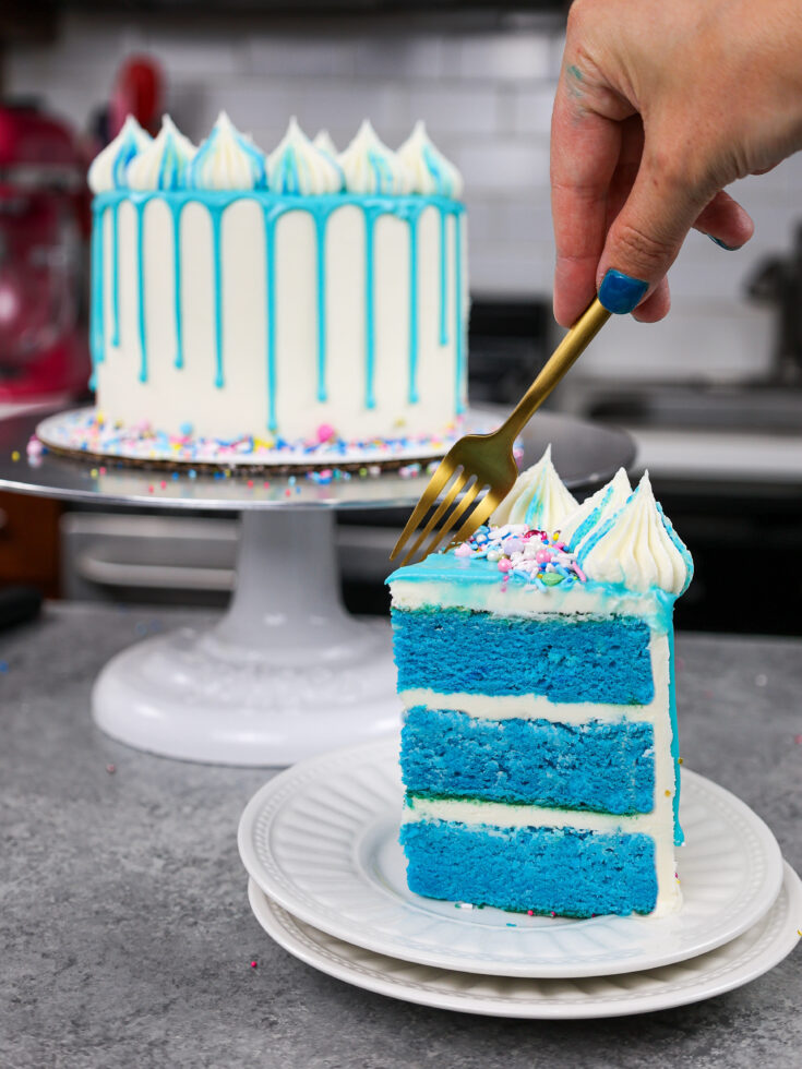 How to Make a Blue Drip Cake: Easy Recipe & Video Tutorial