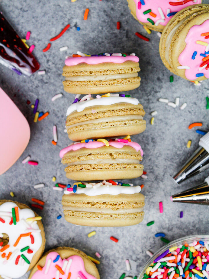 Donut Macarons: Step-by-Step Recipe and Video Tutorial