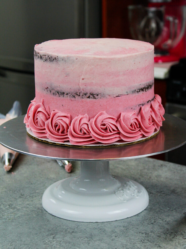Ombre Rosette Cake: Easy Recipe with Step-by-Step Video Tutorial