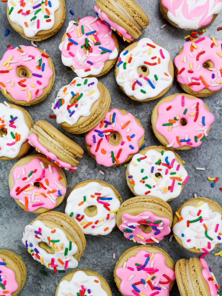 Donut Macarons: Step-by-Step Recipe and Video Tutorial