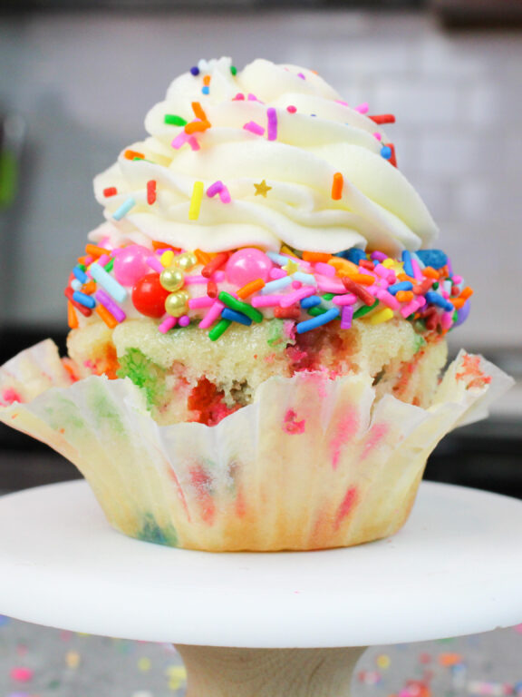 Best Funfetti Cake Recipe with Homemade Buttercream Frosting