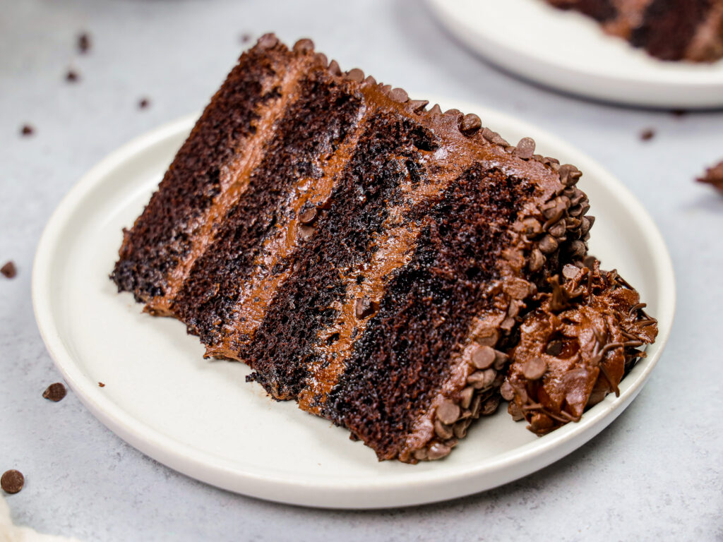 Moist Chocolate Cake Recipe with Decadent Chocolate Frosting