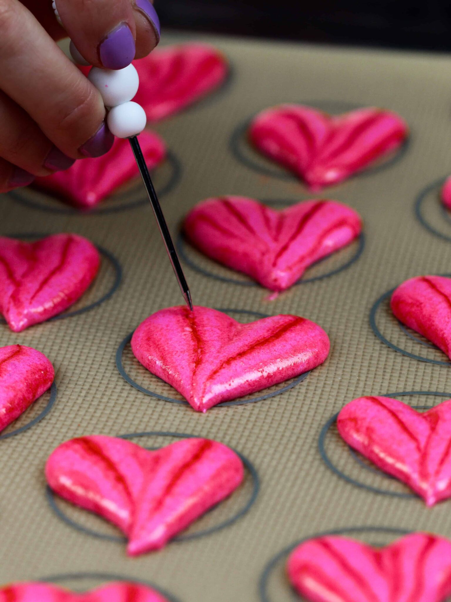 Heart Shaped Macarons: Detailed Recipe with Step by Step Video Tutorial
