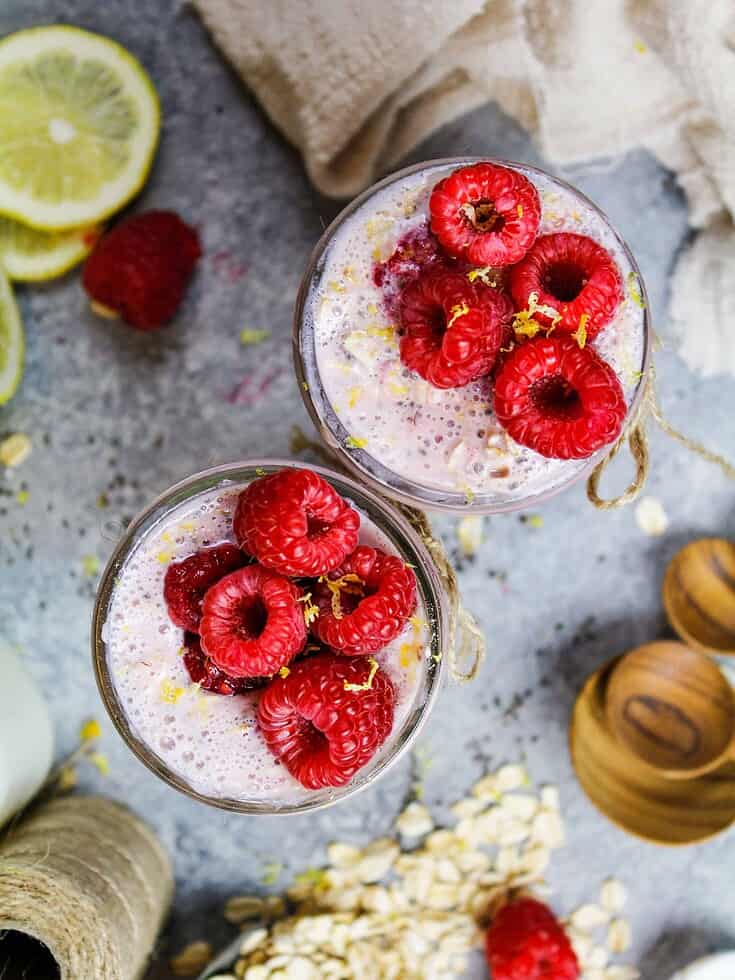 Raspberry Overnight Oats - The Perfect Make Ahead Breakfast
