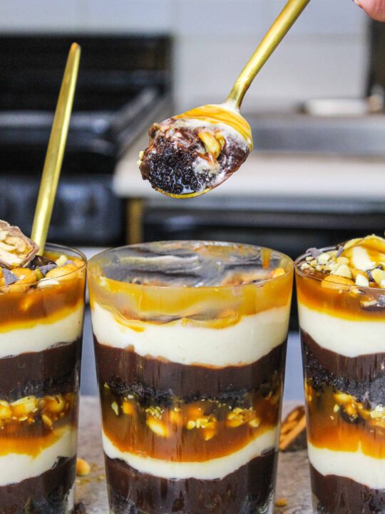 Snickers Trifle - Packed with Chocolate, Peanut Butter & Caramel