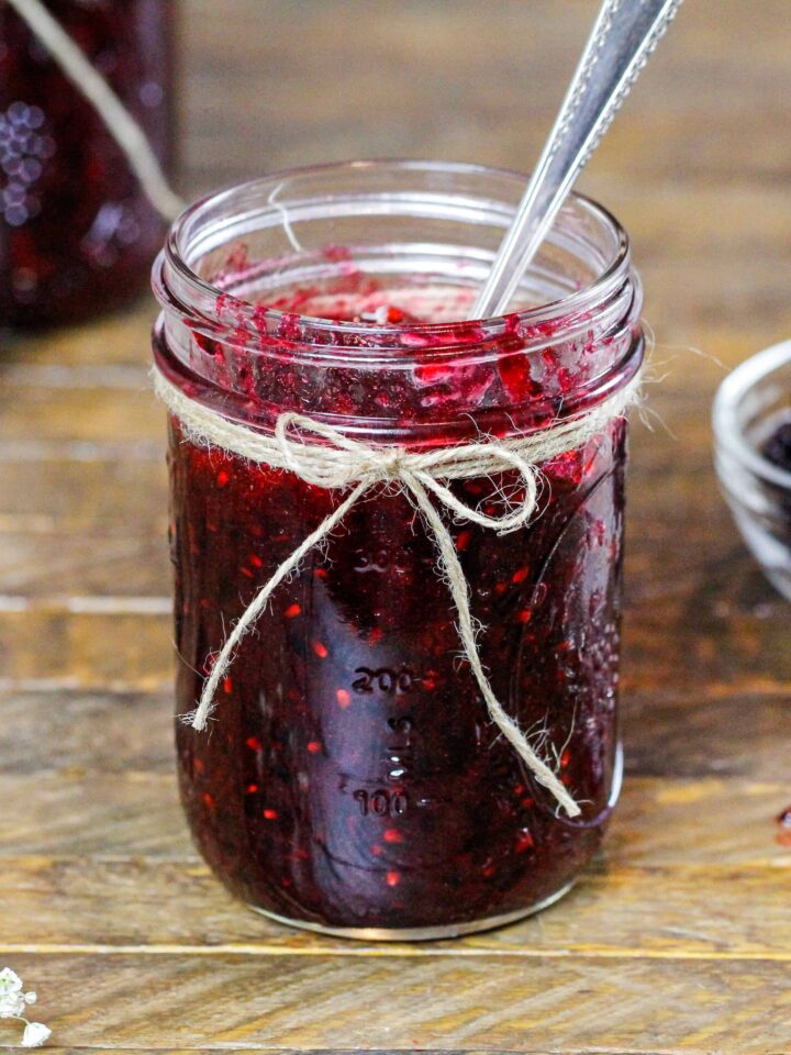 Blackberry Freezer Jam Recipe & Tutorial - Chelsweets