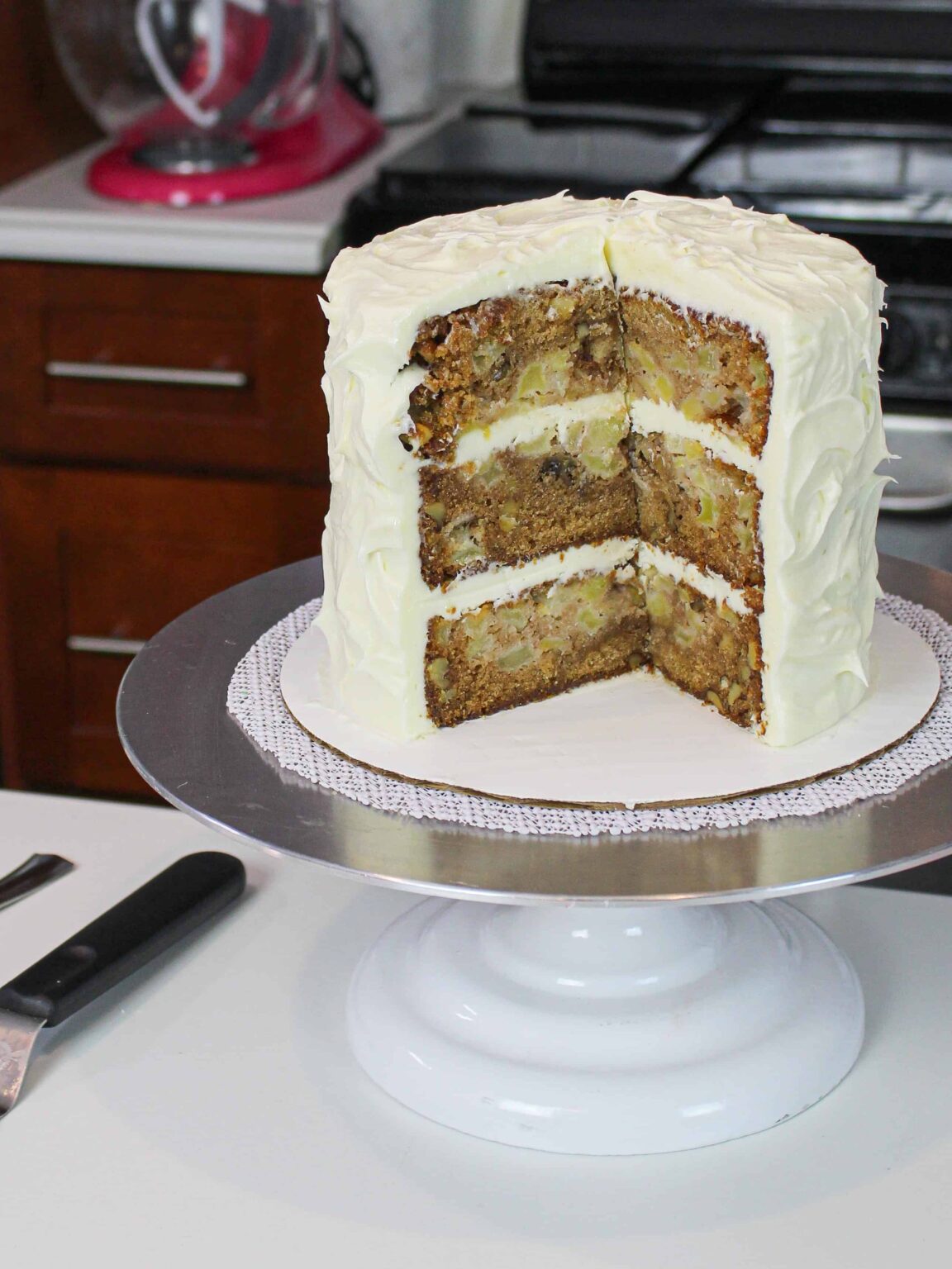 Old-Fashioned Apple Cake: Packed with Fresh Apples & Crunchy Walnuts