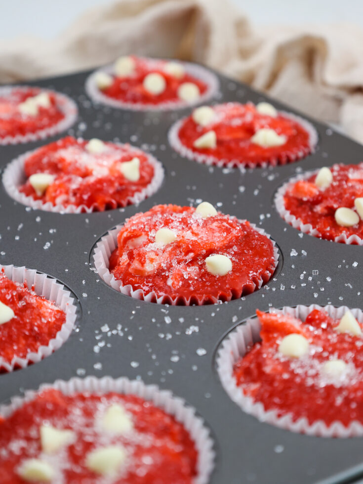Red Velvet Muffins: Delicious Recipe Swirled w/ Cream Cheese Filling