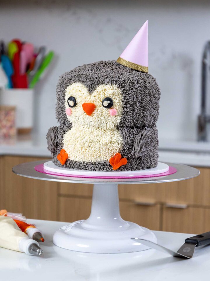 Penguin Cake: Delicious Recipe w/ Video Tutorial