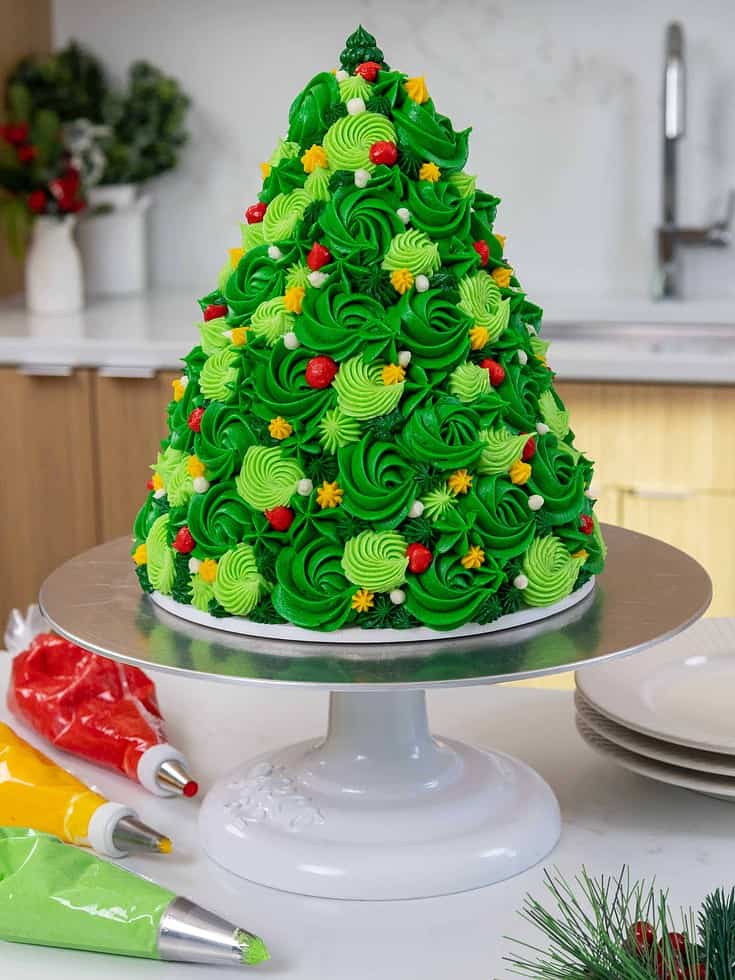 Christmas Tree Birthday Cake Christmas Tree Birthday Cake