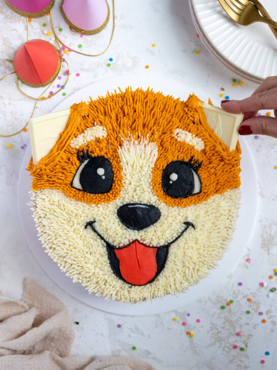 Corgi Cake: Adorable Buttercream Cake w/ Tutorial