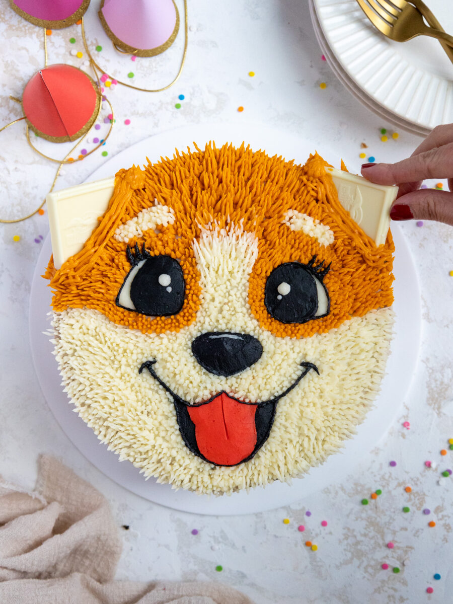 Corgi Cake: Adorable Buttercream Cake w/ Tutorial