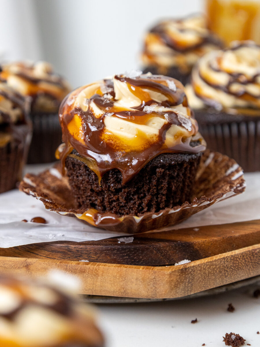 Chocolate Caramel Cupcakes - Decadent Recipe from Scratch