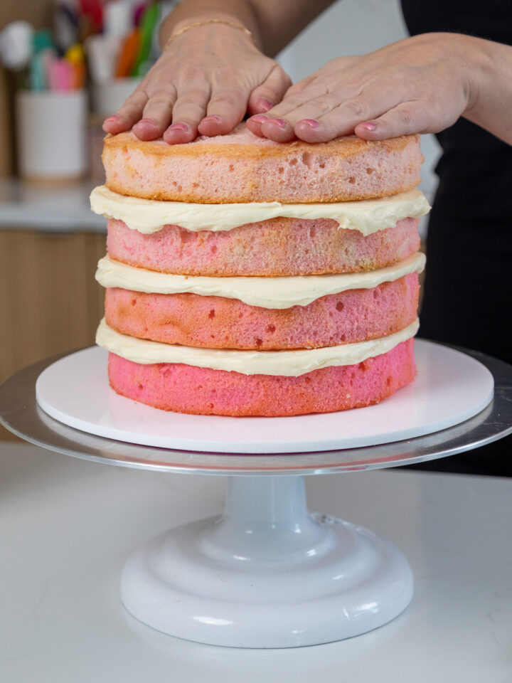 Ombre Cake: Delicious Recipe w/ Step-by-Step Tutorial
