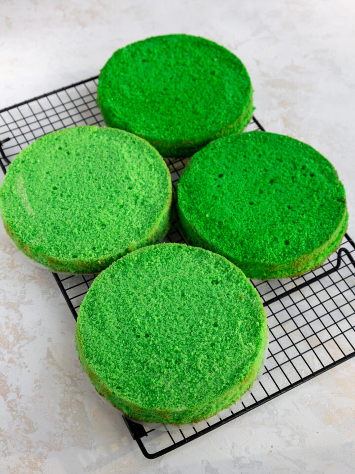 Green Drip Cake Recipe & Tutorial - Chelsweets