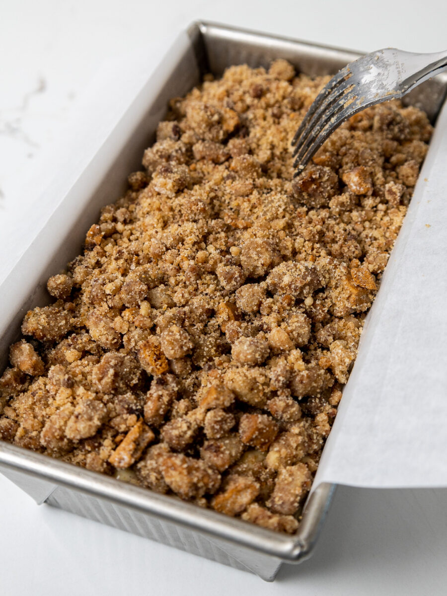 Biscoff Banana Bread w/ Biscoff Streusel Topping